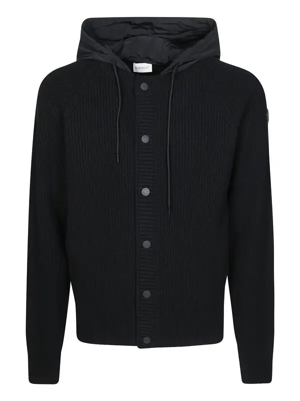 Moncler Cardigan Sweater - Nero