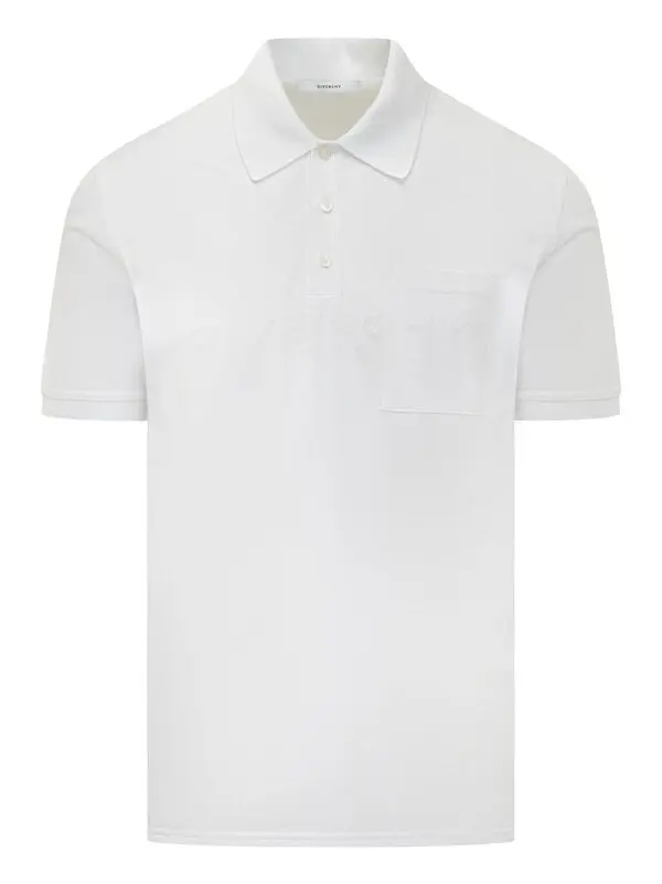 Givenchy Cotton Logo Polo Shirt - White
