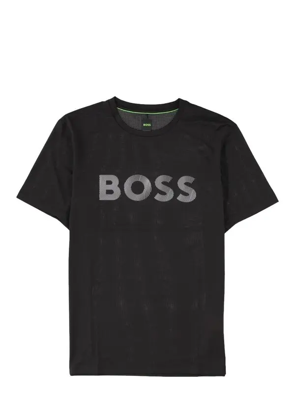 BOSS Performance Stretch Crewneck T-shirt - Black