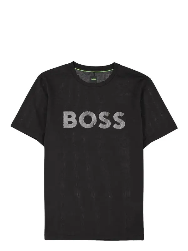 BOSS Performance Stretch Crewneck T-shirt - Black