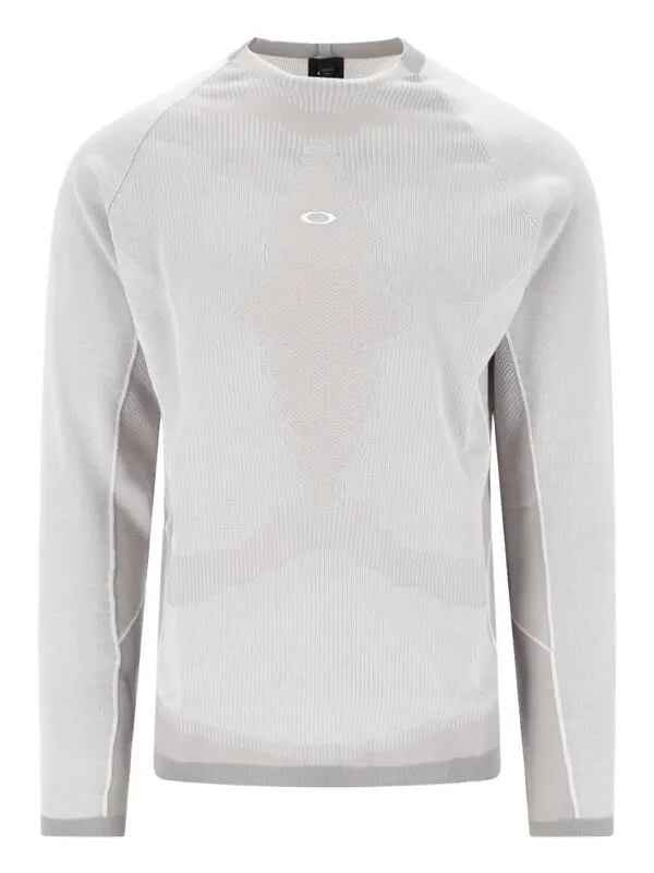 Oakley Seamless Long Sleeve Performance Base Layer Top - Grey