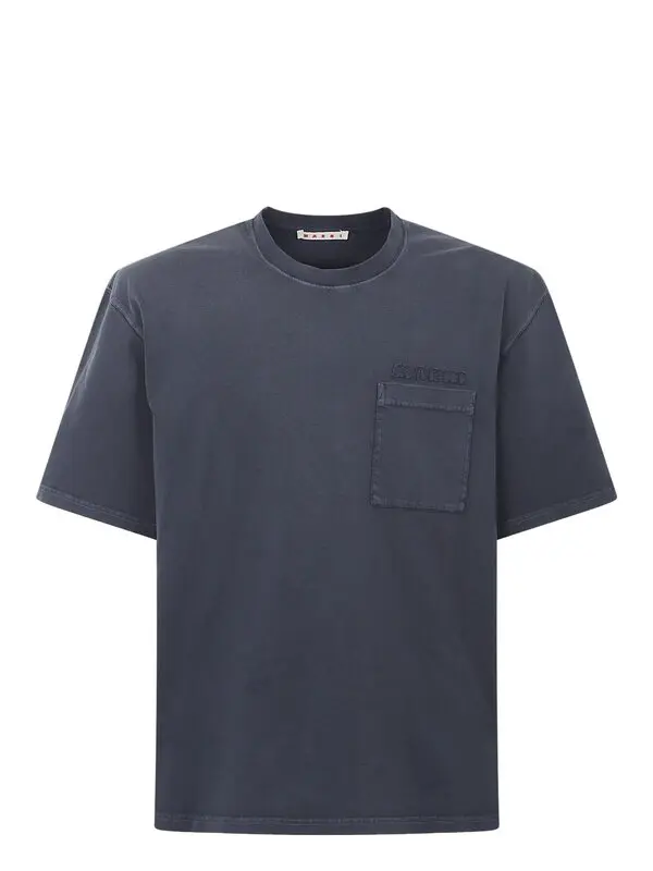 Marni Cotton Knit T-shirt - Black