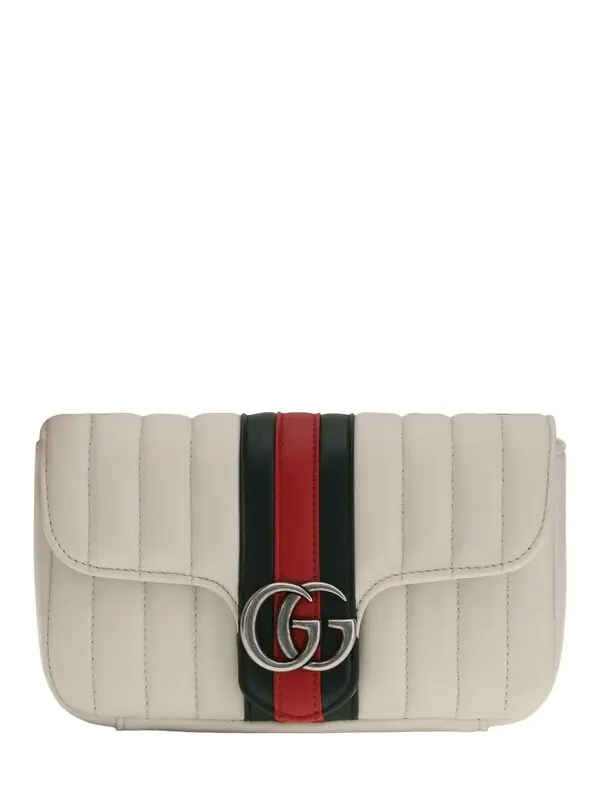 Gucci Gg Marmont Small Shoulder Bag - White