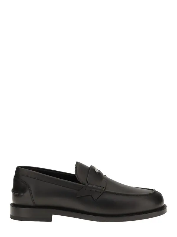 CHRISTIAN LOUBOUTIN Plato Leather Loafers - Black