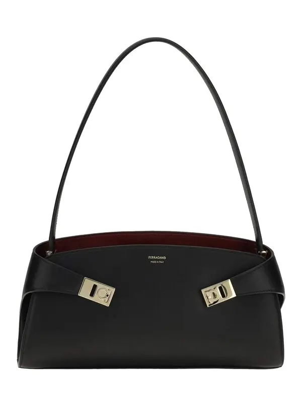 FERRAGAMO Hug East-west Shoulder Bag - Black