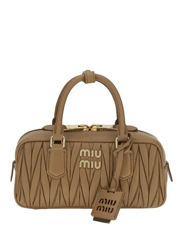 Miu Miu Arcadie Shoulder Bag - Cream