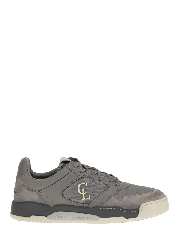 CHRISTIAN LOUBOUTIN Basketball 1 Retro Sneakers - Gray