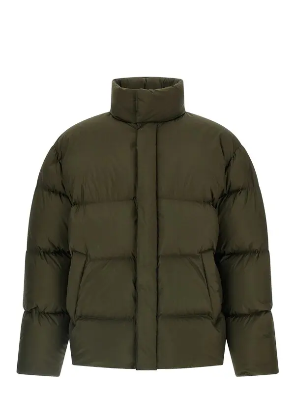 Saint Laurent Quilted Down Jacket - Green