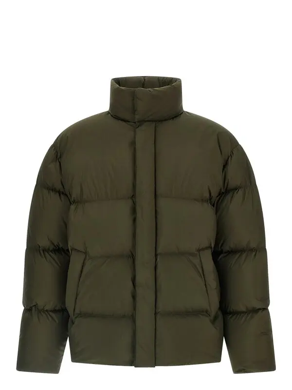Saint Laurent Quilted Down Jacket - Green