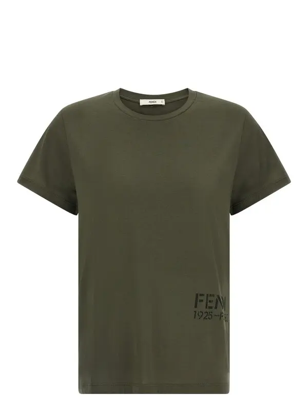 Fendi Cotton T-shirt - Green