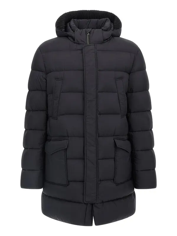 Herno Il Parka Quilted Down Jacket - Black