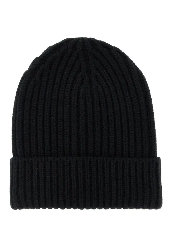 Dolce & Gabbana Wool Knit Beanie - Black