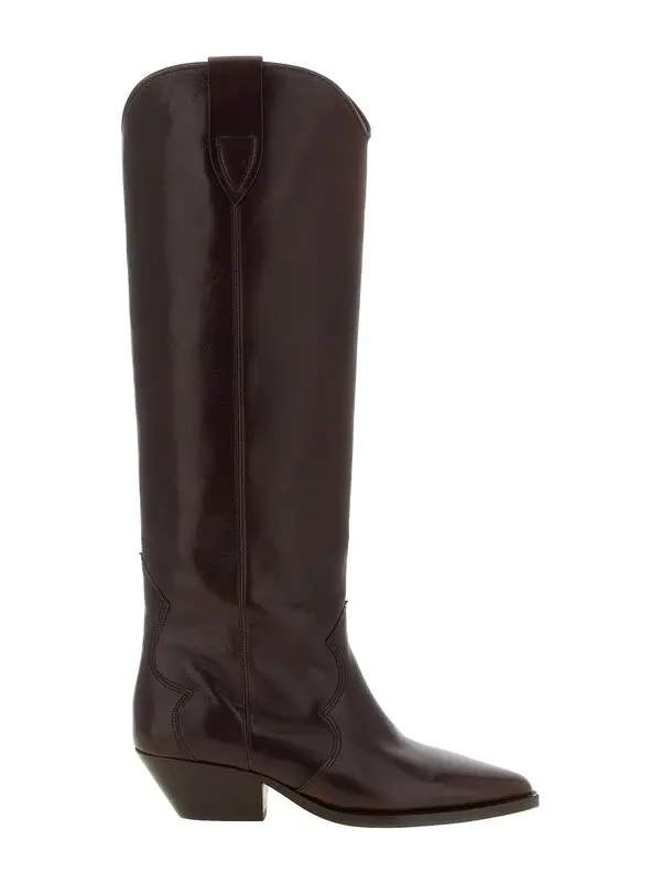Isabel Marant Étoile Denvee Western Style High Boots - Multicolor