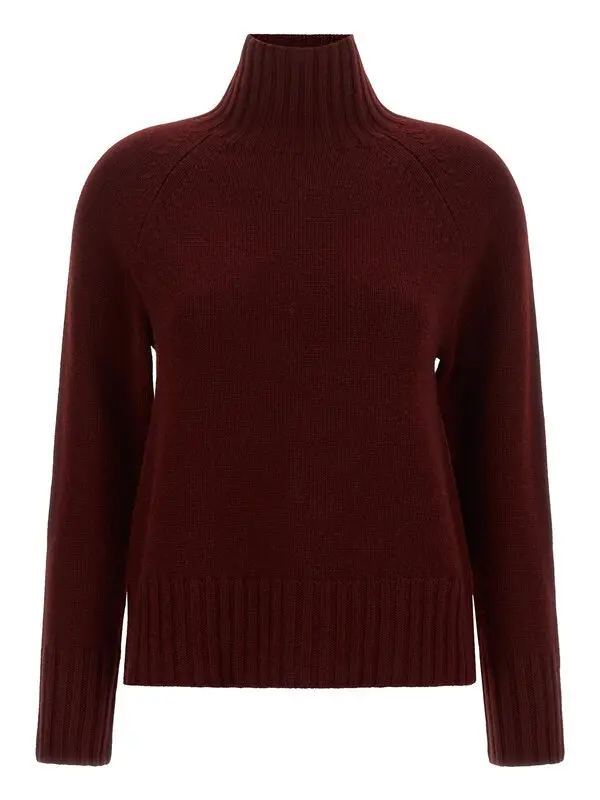 Max Mara Mantova' High Neck Sweater - Multicolor