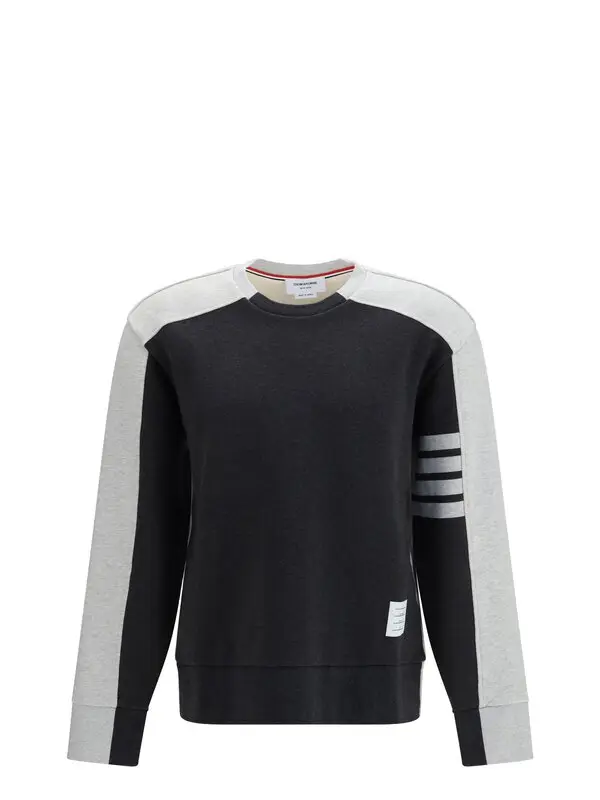 Thom Browne Colorblock Sweatshirt - Gray