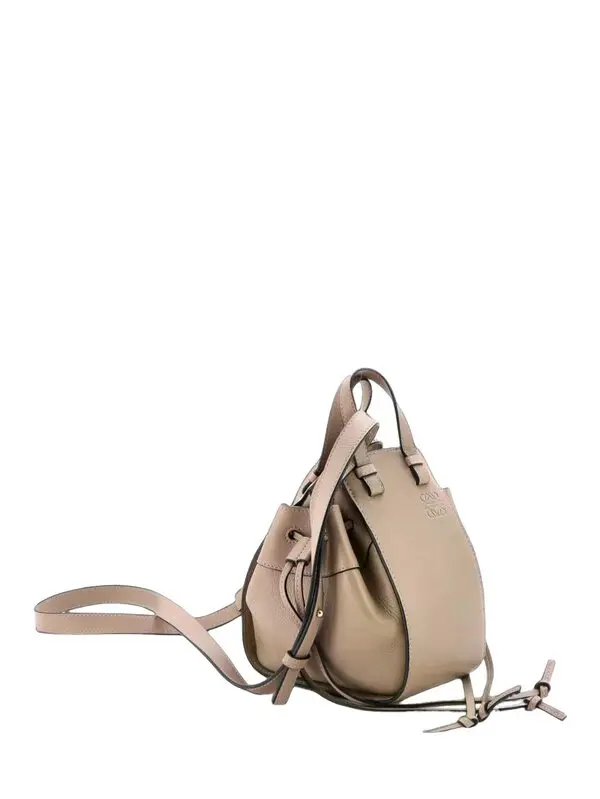 Loewe Hammock Leather Mini Hobo Bag - Neutrals