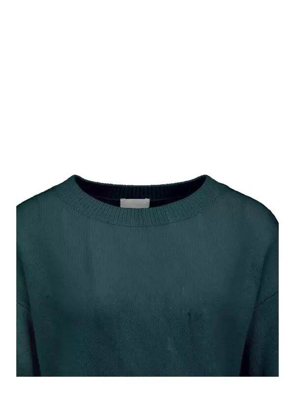 ALLUDE Cashmere Boat Neck Sweater - Blue