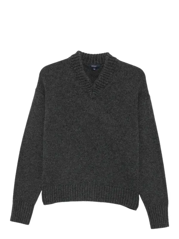Soeur Julie V-neck Sweater - Grey
