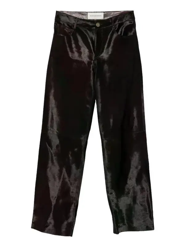 Nour Hammour Kitty Trousers - Brown