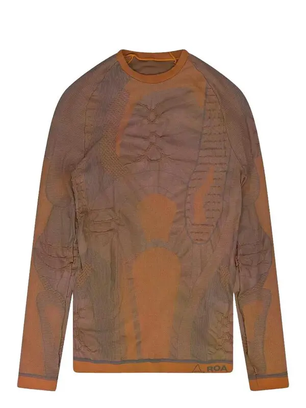 ROA Seamless Long-sleeve T-shirt - Orange