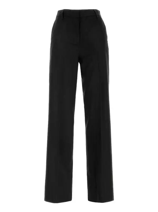 PT TORINO Garcon Wide-leg Trousers - Black
