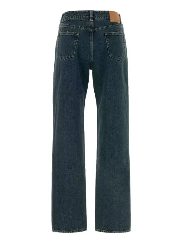 Magda Butrym Straight-leg Jeans With Faded Effect - Blue