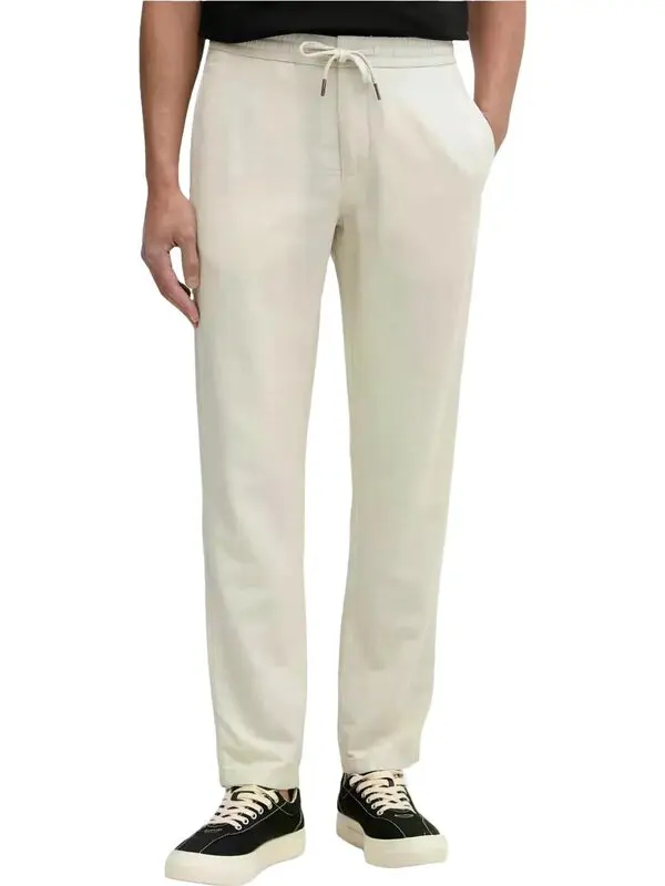 Marc O'polo Drawstring Waist Straight-leg Trousers - Neutrals
