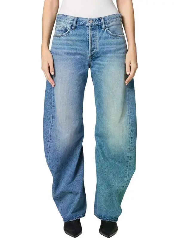 AGOLDE Carrot-cut Jeans In Light Wash Denim - Blue