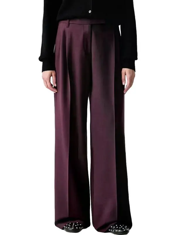 Marc O'polo Pleated Tailored Trousers - Red