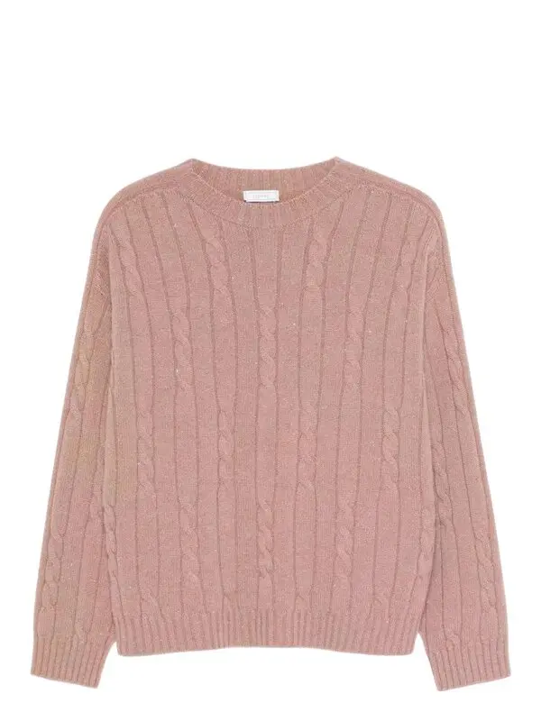 Peserico Sequin Embellished Sweater - Pink