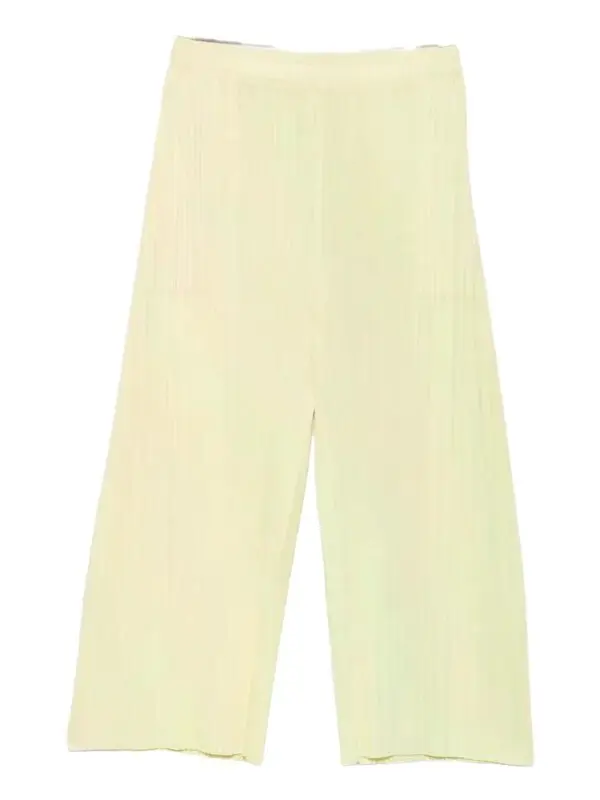 Issey Miyake Monthly Colors Pleated Trousers - Yellow