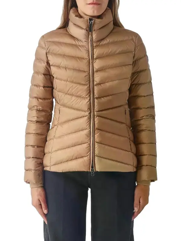 COLMAR Quilted High-neck Jacket - Neutrals