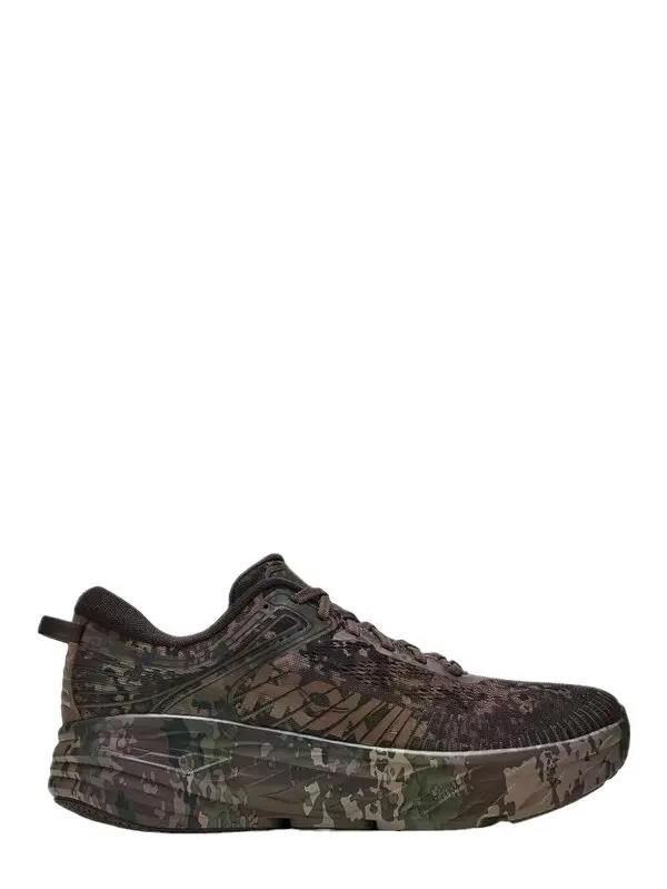 HOKA® Bondi 7 Camouflage Sneakers - Brown