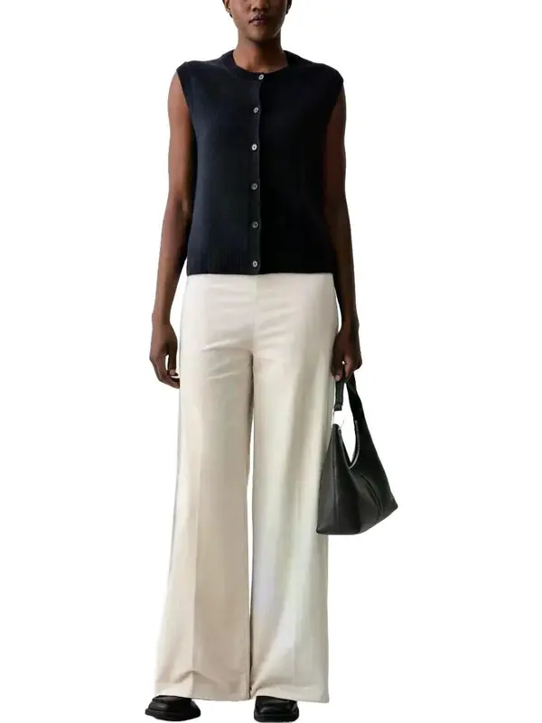 Marc O'polo Margo Corduroy Wide-leg Trousers - Neutrals