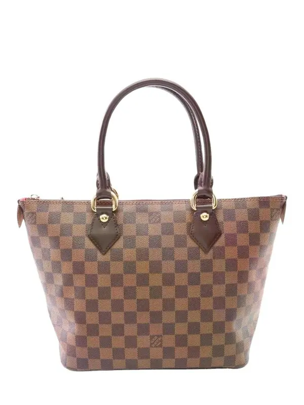 LOUIS VUITTON Saleya Pm Damier Ebene Tote Bag - Brown