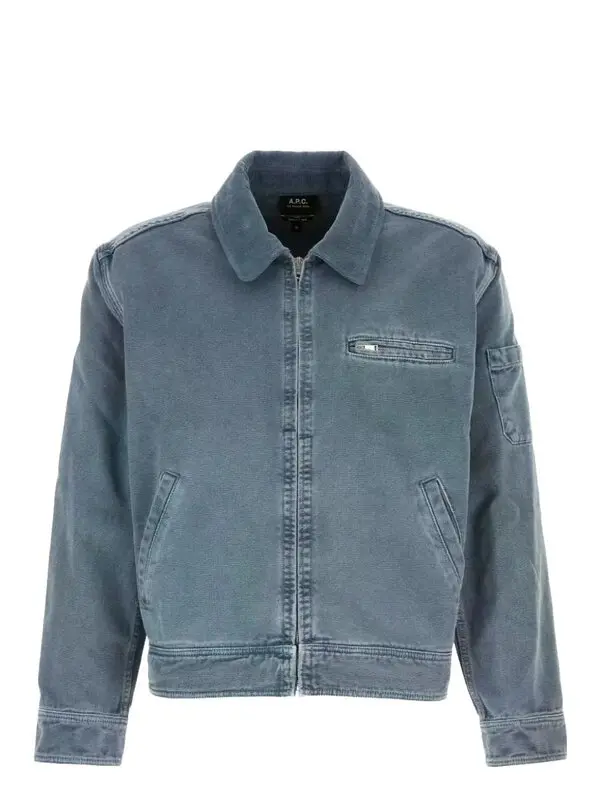 A.p.c. Alexis Zip-up Jacket - Blue