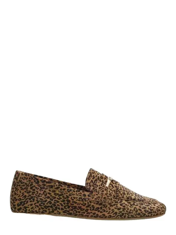 MEXX Leopard Print Loafers - Brown