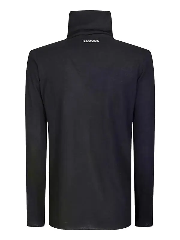 ARCHIVIO B Wool Dolcevita Sottile Sweater - Black