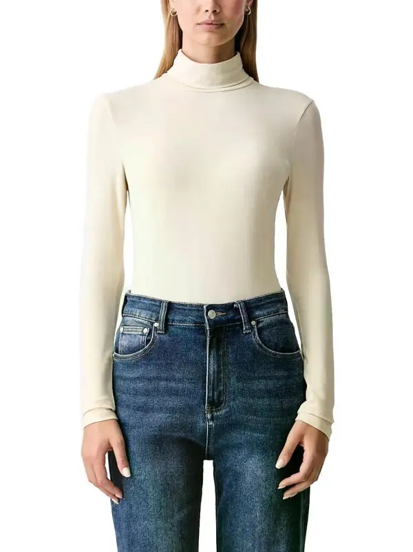 Marc O'polo Roll-neck Long-sleeve T-shirt - Neutrals