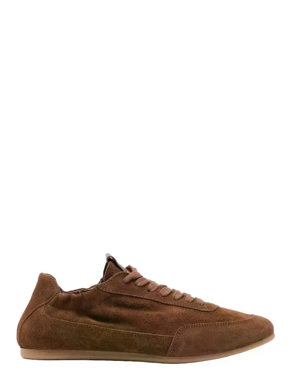 Liviana Conti Suede Lace-up Sneakers - Brown