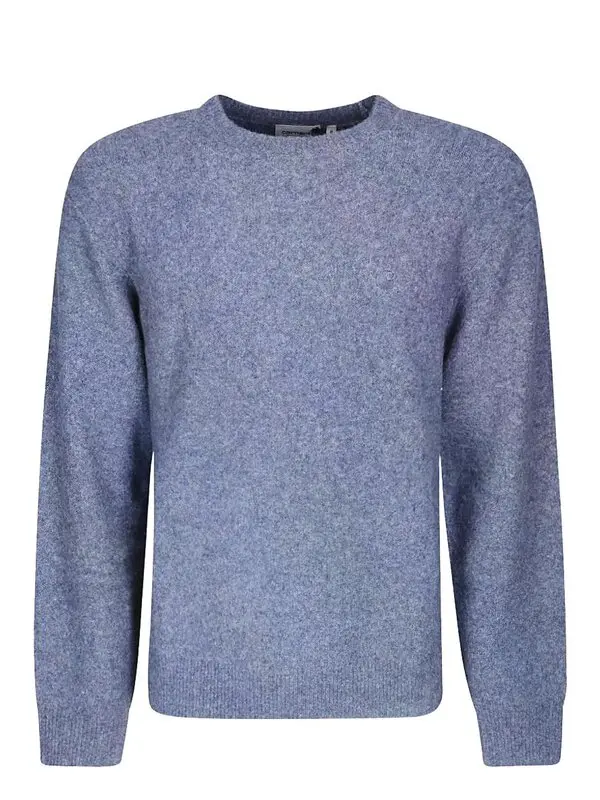 Carhartt Work In Progress Embroidered Logo Sweater - Blue