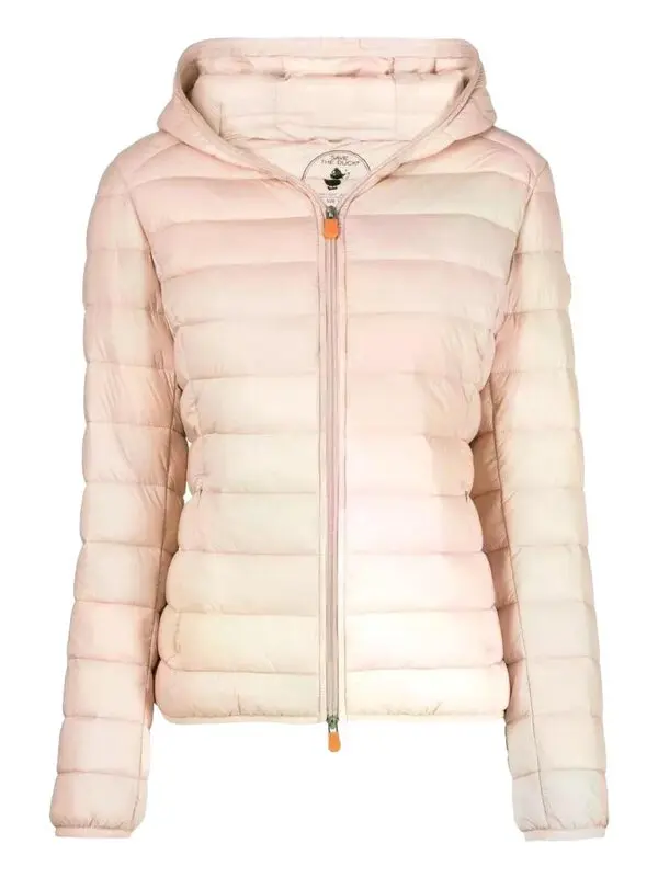 SAVE THE DUCK Quilted Hooded Jacket - Pink