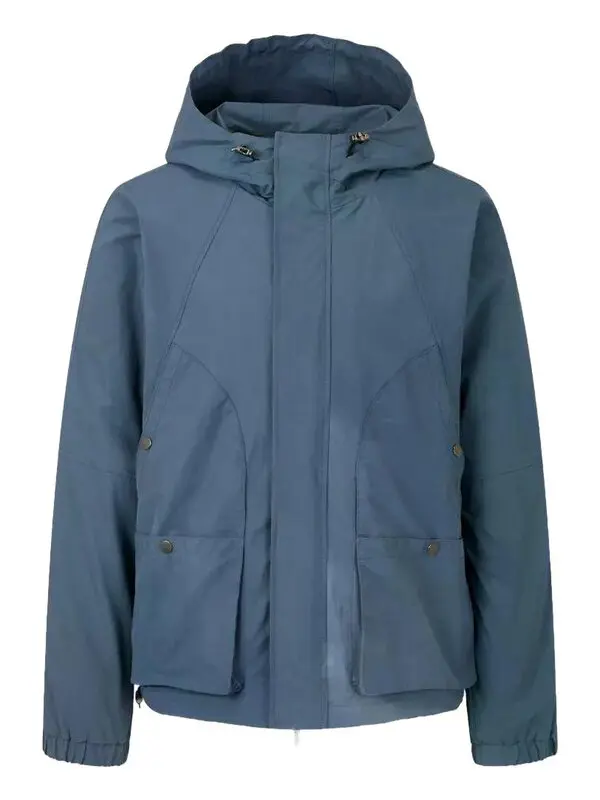 STUDIO TOMBOY Hooded Zip-up Jacket - Blue