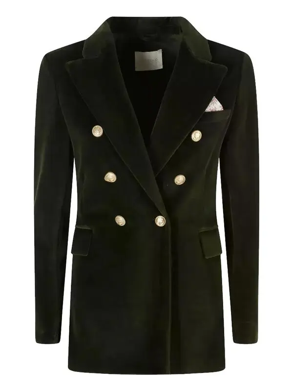 CIRCOLO 1901 Double-breasted Coat - Green
