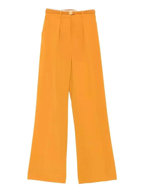 Elisabetta Franchi Belted Trousers - Yellow