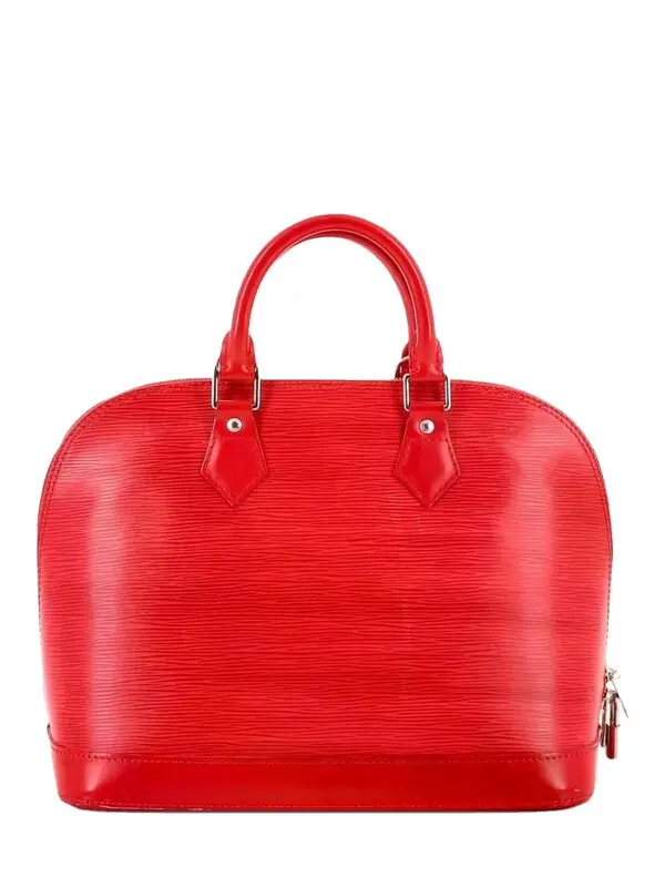 LOUIS VUITTON Alma Handbag Epi Leather Pm - Red