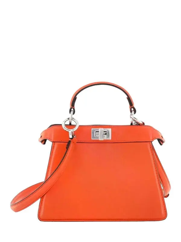 Fendi Peekaboo Iseeu Petite Crossbody Bag - Orange