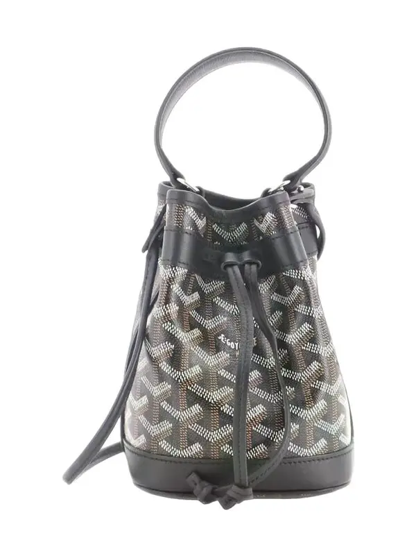Goyard Petit Flot Mini Bucket Bag - Black