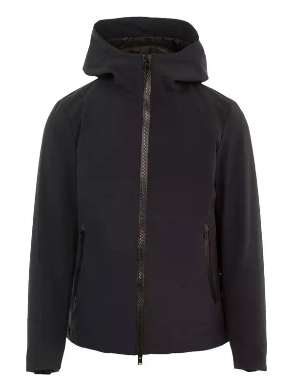 Woolrich Hooded Zip Jacket - Blue