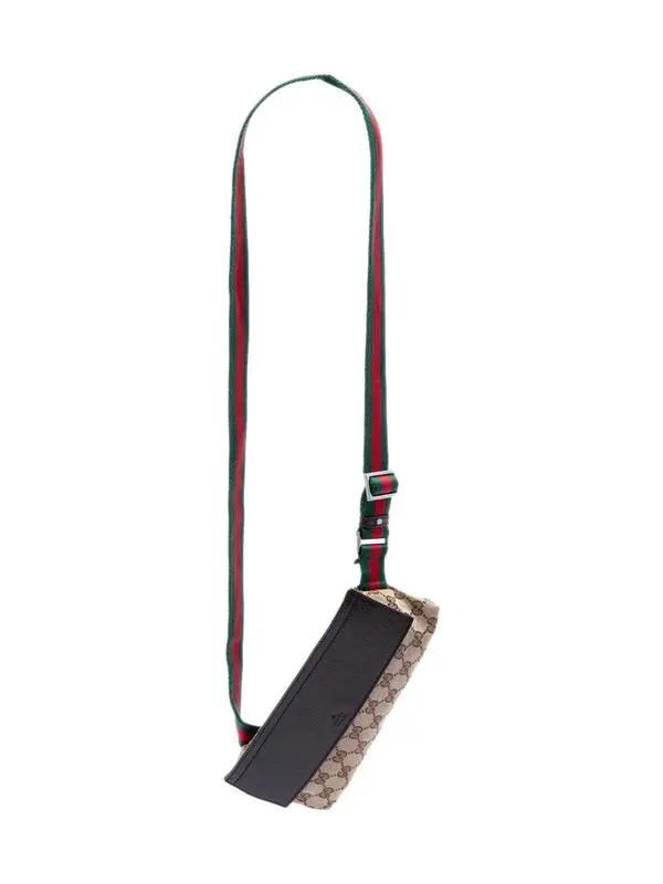Gucci Gg Canvas Web Crossbody Bag - Neutrals